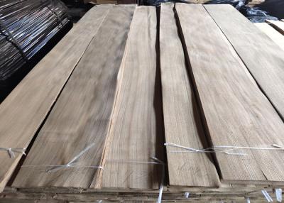 China Sliced Brown Ash Wood Veneer MDF Sheets Crown Cut 3500mm Size for sale