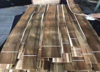 China Sliced Cut Natural Acacia Wood Veneer Panels for Cabinets Nonuniform Color 0.5mm for sale