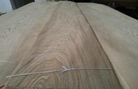 China Natural Sliced Russia Ash Wood Veneer 0.5mm Brown Crown Cut for Furniture Surface for sale
