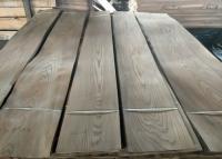 China 0.5mm Natural Sliced Elm Crown Cut Wood Veneer Sheet for Doors 2.2m Length for sale