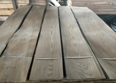 China 0.5mm Natural Sliced Elm Crown Cut Wood Veneer Sheet for Doors 2.2m Length for sale