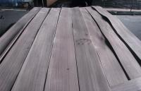China Natural Sliced Black Walnut Wood Veneer Sheet Crown Cut 0.5mm for Cabinetry for sale