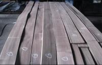 China Sliced Cut Black Walnut Wood Veneer Plywood 0.5mm Thick Double-Sided for Furniture Decoration for sale