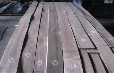 China Sliced Cut Black Walnut Wood Veneer Plywood 0.5mm Thick Double-Sided for Furniture Decoration for sale