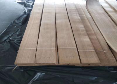 China Quarter Cut Brown Ash Wood Veneer Sheets 0.4mm for Furniture Plywood MDF for sale