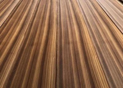 China 3100mm Length Quarter Cut Smoked Fumed Pine Wood Veneer 0.6mm Thickness for Furniture and Interior Decoration for sale