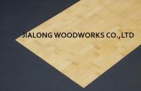 China Carbonized Horizontal Bamboo Veneer Sheet 2500mm x 650mm in 0.3mm/0.5mm Thickness for Interior Paneling and Furniture for sale