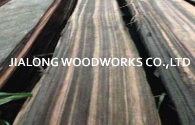 China Macassar Ebony Quarter Cut Natural Wood Veneer 1200-3800mm Length 0.5mm Thickness for Furniture and Desk for sale