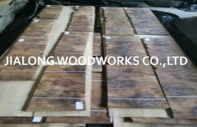 China Natural Black Walnut Burl Veneer Sheet 0.5mm Thick Top Grade A for Furniture Decoration for sale