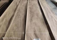China Natural Black Walnut Crown Cut Wood Veneer Sheet 1.0-3.3m Length 0.5mm Thickness for sale