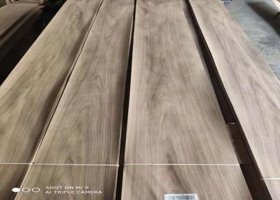 China Natural Black Walnut Crown Cut Wood Veneer Sheet 1.0-3.3m Length 0.5mm Thickness for sale