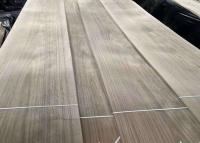 China Natural Black Walnut Crown Cut Veneer Sheets 0.5mm Thickness for Plywood Furniture for sale