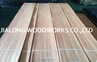 China Sapelli Quarter Sliced Veneer 2000-2700mm x 100mm x 0.5mm Natural Wood Face for Furniture & Interior Decoration for sale