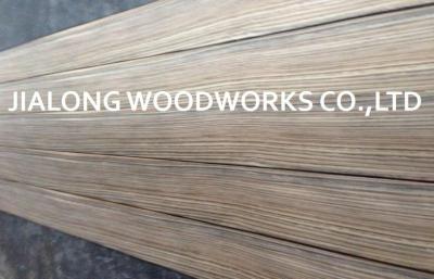 China Natural Sliced Cut African Teak Quarter Cut Wood Veneer Sheet 0.5mm Thickness for Plywood for sale