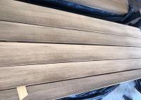 China Dark Smoked White Oak Veneer Sheets 0.6mm Thick for Hotel Furniture Decoration 2500-3100mm Length for sale