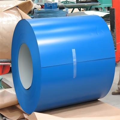China PPGI Prepainted Galvanized Steel Sheets color coil with strong anti-corrosion ocean blue color 0.15-2.0mm Thickness for sale