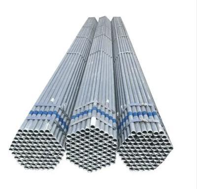 China Hot Dip Galvanized Mild Steel Pipe Widely use in Construction 0.8-5mm Thickness for sale
