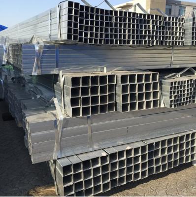 China Q235B S275 Galvanized Square Steel Pipe With Bending Processing Service for sale