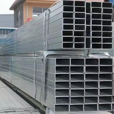 China Welded Seamless Galvanized Square Tubing S235J2 S275JR S235JR Rectangular Pipe for sale