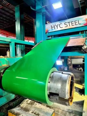 China COLOR Steel PPGI 0.09-0.7Thickness TDC51D Prepainted Galvanized Steel Sheets Color Coil With Strong Anti-corrosion Green Color for sale