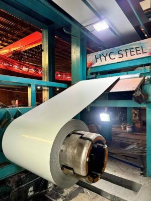China COLOR Steel PPGI 0.09-0.7Thickness TDC51D Prepainted Galvanized Steel Sheets Color Coil With Strong Anti-corrosion Milky White Color for sale