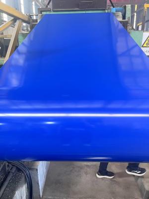 China COLOR Steel PPGI 0.09-0.7Thickness TDC51D Prepainted Galvanized Steel Sheets Color Coil With Strong Anti-corrosion Blue Color for sale