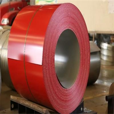 China PPGI 0.09-0.7Thickness Prepainted Galvanized Steel Sheets Color Coil Red Color for sale