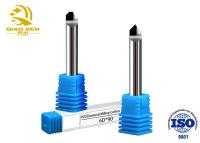 China Carbide PCD End Mill 8mm Shank Diamond Milling Cutter for Acrylic Aluminum Polishing CNC Router Bit for sale