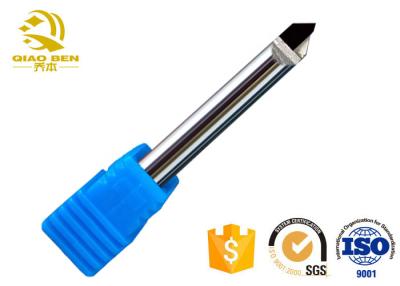China PCD Milling Cutter 30-45 Degree 6mm CNC Router End Mill for Aluminum Acrylic for sale