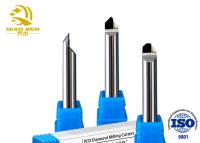 China PCD Milling Cutter 30-45 Degree 6mm CNC Router End Mill for Aluminum Acrylic for sale