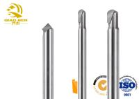 China PCD End Mill Diamond Flute Milling Tool for Acrylic Aluminum Graphite 6mm 45HRC for sale