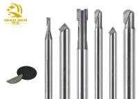 China PCD End Mill Diamond Flute Milling Tool for Acrylic Aluminum Graphite 6mm 45HRC for sale