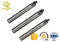 China PCD Groove Diamond Milling Cutter 3.0×3.0mm for Aluminum Alloy High Gloss Cutting - 45°/75°/78° Angles for sale