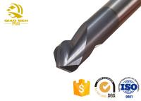 China 45 Degree Chamfer End Mill Cutter 50-10mm Length Solid Carbide 4 Flute for Steel HRC65 for sale