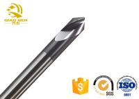 China 45 Degree Chamfer End Mill Cutter 50-10mm Length Solid Carbide 4 Flute for Steel HRC65 for sale