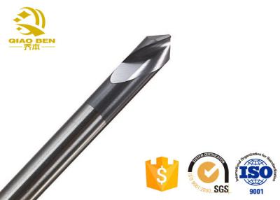 China 45 Degree Chamfer End Mill Cutter 50-10mm Length Solid Carbide 4 Flute for Steel HRC65 for sale