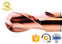 China Two Edge Carbide Ball End Mill for Aluminum Cutting - 65 HRC Hardness, 3800 N/mm² TRS Strength for sale