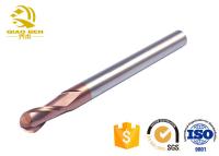 China Tungsten Carbide Roughing End Mills with NACO Coating - 2 Edge Ball End Mill for HRC65 Materials for sale