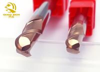 China Tungsten Carbide Roughing End Mills with NACO Coating - 2 Edge Ball End Mill for HRC65 Materials for sale