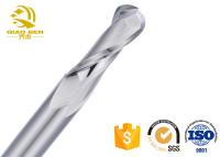 China Tungsten Steel Solid Carbide Ball Nose End Mills R0.5-R10.0 with 92.6 HRA Hardness for CNC Milling for sale