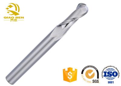 China Tungsten Steel Solid Carbide Ball Nose End Mills R0.5-R10.0 with 92.6 HRA Hardness for CNC Milling for sale