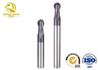 China CNC Two Flute Carbide Ball End Mill with 0.01mm Accuracy and ALTIN Coating for HRC60 Materials for sale