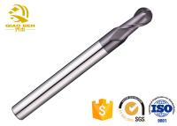 China CNC Two Flute Carbide Ball End Mill with 0.01mm Accuracy and ALTIN Coating for HRC60 Materials for sale