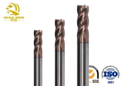 China CNC 55 Degree Carbide Tipped Corner Rounding End Mill 4 Edge with 14.4g/cm³ Density and 0.001-0.005mm Tolerance for sale
