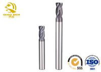China HRC 65 Four-Edge Rounded Nose End Mill with ALTIN Coating for CNC Steel Processing for sale