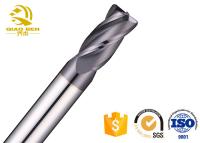 China HRC 65 Four-Edge Rounded Nose End Mill with ALTIN Coating for CNC Steel Processing for sale