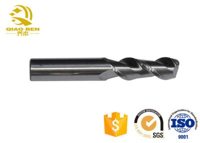 China 3 Flute Rounded Edge End Mill with ALTIN Coating for HRC60 Steel - 92.6 HRA Hardness for sale