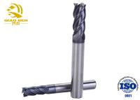 China 55 Degree Carbide Chamfer End Mill 4 Edged CNC Tool for Hard Steel up to 65 HRC with 0.001-0.005mm Tolerance for sale