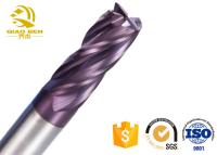 China 60 Degree Chamfer End Mill Cutter with 0.001-0.005mm Tolerance and 65 HRC Capacity for Aluminum Alloys for sale