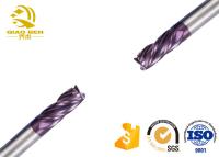 China 60 Degree Chamfer End Mill Cutter with 0.001-0.005mm Tolerance and 65 HRC Capacity for Aluminum Alloys for sale